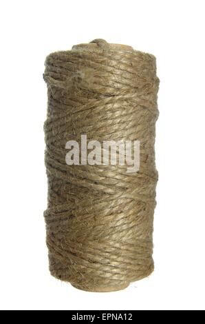 Concept with long hemp rope Stock Photo - Alamy