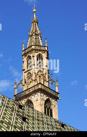 Bell tower of Bolzano Cathedral, Bozen, Bolzano, South Tyrol, Italy ...