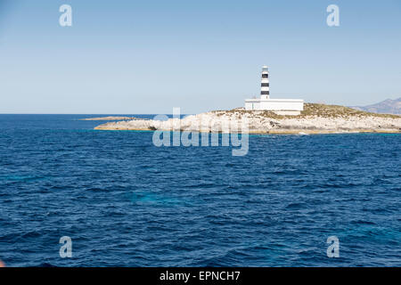 Formentera Freus faro en Pou lighthouse Porcs Stock Photo - Alamy