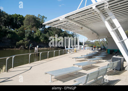 Parramatta ferry wharf stop in the city of Parramatta,sydney,australia ...