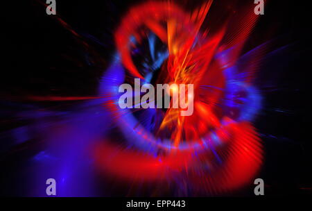 Abstract background reminiscent of magnetic fields. Fractal art ...