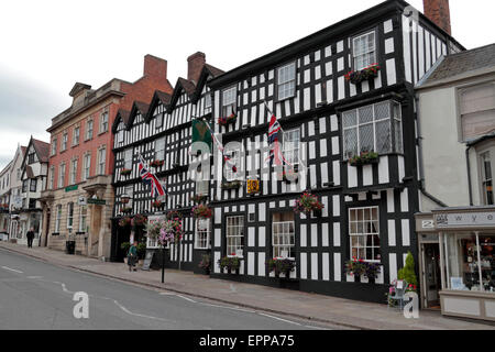 The Feathers Hotel in Ledbury Stock Photo - Alamy