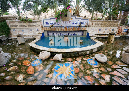 Elisha spring fountain at the entrance of Tell es-Sultan the oldest ...