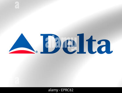 Delta Airlines logo icon flag symbol emblem sign Stock Photo - Alamy
