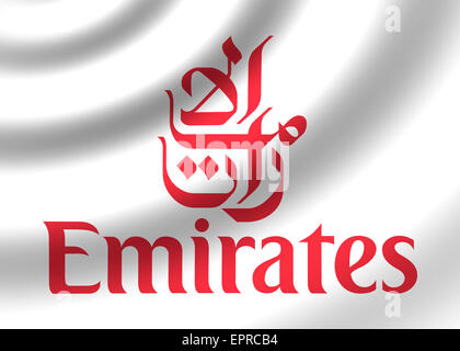 Emirates Airlines logo icon flag emblem symbol sign Stock Photo - Alamy