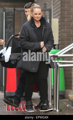 Jennifer Ellison and her partner outside ITV Studios Featuring ...