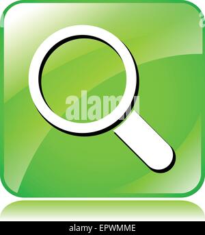 search magnifying glass icon Stock Vector Image & Art - Alamy