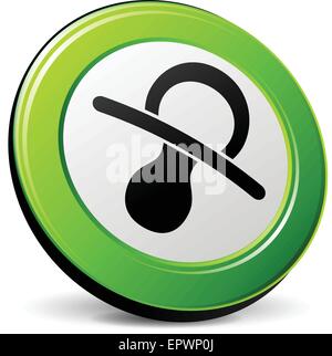 pacifier baby isolated icon vector illustration Stock Vector Image ...