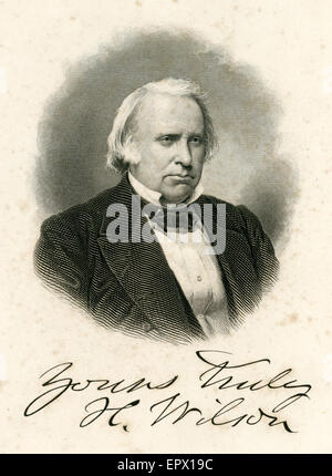 Henry Wilson, was the 18th Vice President of the United States Stock ...