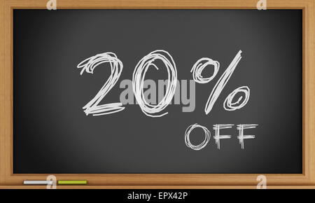20% OFF text written on orange grungy stamp sign Stock Photo - Alamy