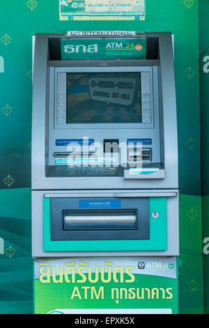 ATM cashpoint in Chiang Rai, Northern Thailand, Thailand, Asia Stock ...