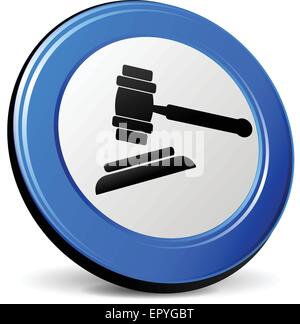 3d judge gavel Stock Vector Image & Art - Alamy