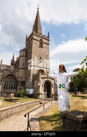 A scarecrow of jesus Stock Photo - Alamy