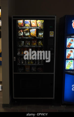 Snacks Vending Machine Stock Photo - Alamy