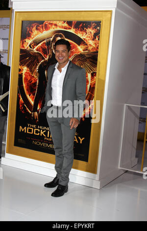 Mario Lopez at "The Hunger Games: Mockingjay Part 1" Los Angeles ...