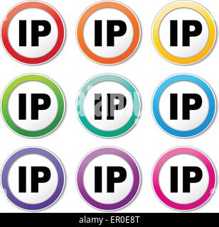 ip address vector icon isolated on transparent background, ip address ...