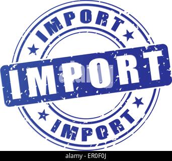 global blue grunge round vintage rubber stamp Stock Vector Image & Art ...