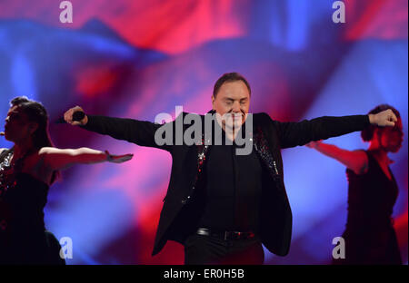 Singer Knez aka Nenad Knezevic representing Montenegro performs during ...