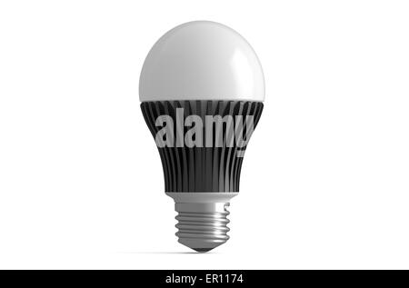 one LED lamp isolated on white background Stock Photo - Alamy