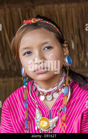 Palong Hill Tribe Woman, Northern Thailand Stock Photo - Alamy
