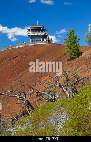 Lava Butte Lookout, Newberry National Volcanic Monument, Oregon Stock ...