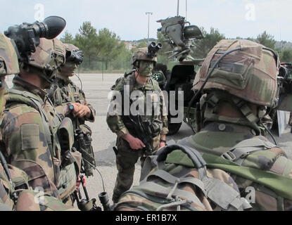 Aubagne, France. 29th Apr, 2015. Warrant Officer class II Alexander ...