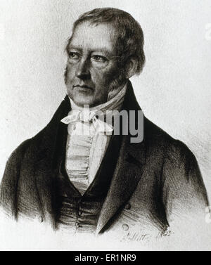 Georg Wilhelm Friedrich Hegel (1770-1831). German philosopher Stock ...