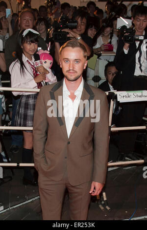 May 25, 2015, Tokyo, Japan : (L-R)Amal Clooney, Samer Alamuddin and his ...
