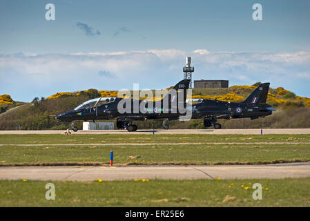 XX250 XX161 T1 Hawk fast jet Raf Valley Anglesey North Wales Uk Taxing ...