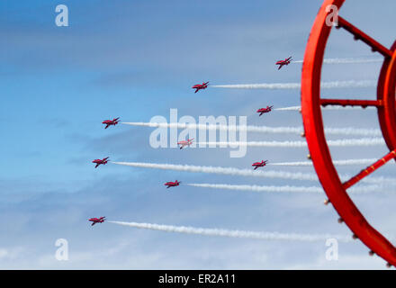 Red Arrow Sky Force Opens Blackpool Pleasure beach amusement Park ...
