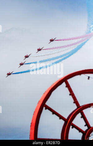 Red Arrow Sky Force Opens Blackpool Pleasure beach amusement Park ...