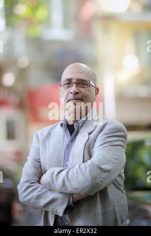 Mainz, Germany. 21st May, 2015. Social pedagogue Behrouz Asadi poses in ...