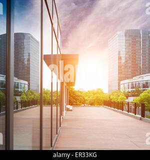 Alley with office buildings at shanghai Stock Photo - Alamy