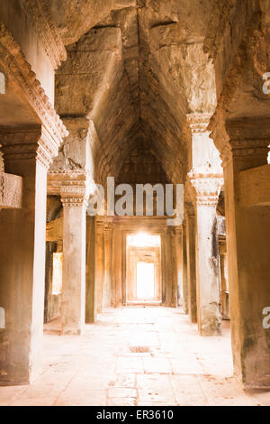 Interior Library. Angkor Wat, Cambodia Stock Photo - Alamy