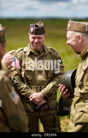 reenactors in Normandy Stock Photo - Alamy