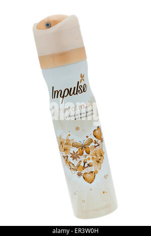 Can of Impulse Body Spray Stock Photo - Alamy