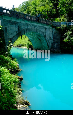 Most na Soči is located above the confluence of Soča and Idrijca rivers ...