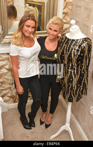 Towie sisters, Sam and Billie Faiers, officially opens the new op-up ...