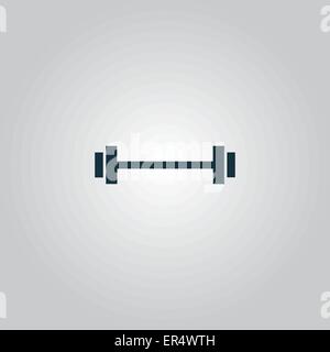 single barbell icon Stock Vector Image & Art - Alamy