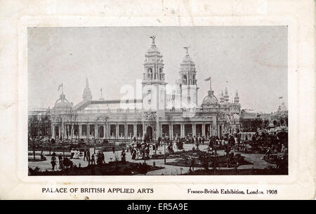 Palace of British Applied Arts, Franco-British Exhibition Stock Photo ...