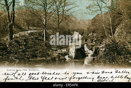 Waterfall, Jesmond Dene, County Durham Stock Photo - Alamy