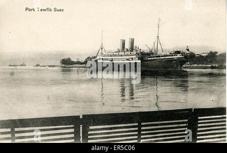 Port Tewfik, Suez Stock Photo - Alamy
