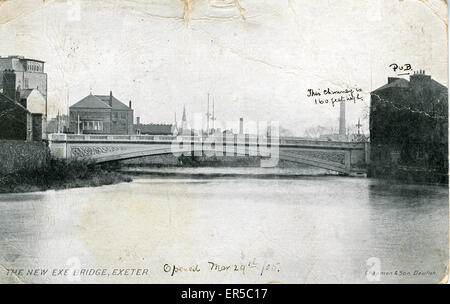 The New Exe Bridge, Exeter, Devon Stock Photo - Alamy