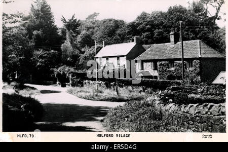 The Village, Holford, Somerset Stock Photo - Alamy