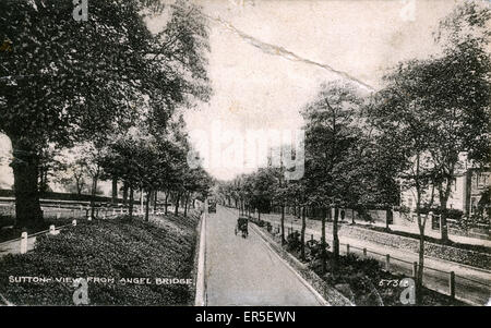 Angel Bridge, Sutton, Surrey Stock Photo - Alamy