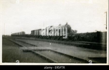 Locomotive, Rillington, Yorkshire Stock Photo - Alamy