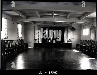 Village Hall Interior, Hullbridge, Essex Stock Photo - Alamy