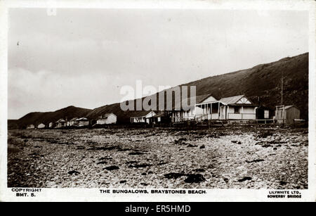 The Bungalows, Braystones, Cumbria Stock Photo - Alamy