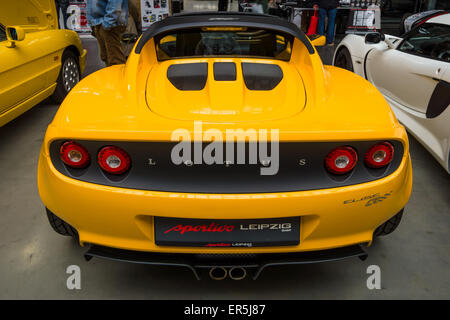 Lotus Elise sports car rear end name badge Stock Photo - Alamy