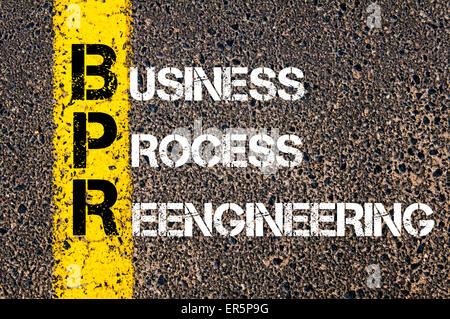 BPR business process reengineering symbol. Concept words BPR business ...